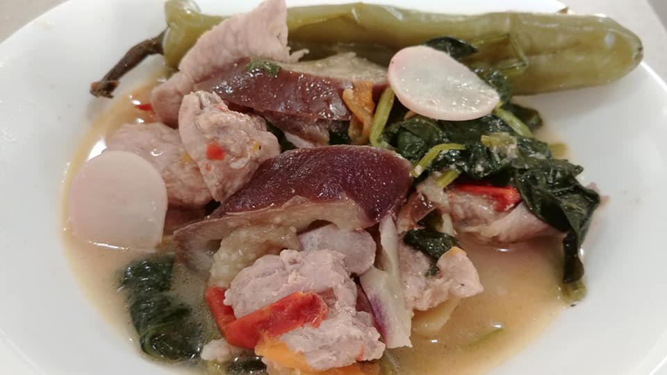Yummy Pork Sinigang, Pork Sour Soup, Pork Riblets Sinigang/FilipinoEggrolls